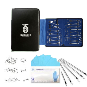 Advanced Body Piercing Kit (Twelve Piece Tool Kit) – Blacksmith Tattoo